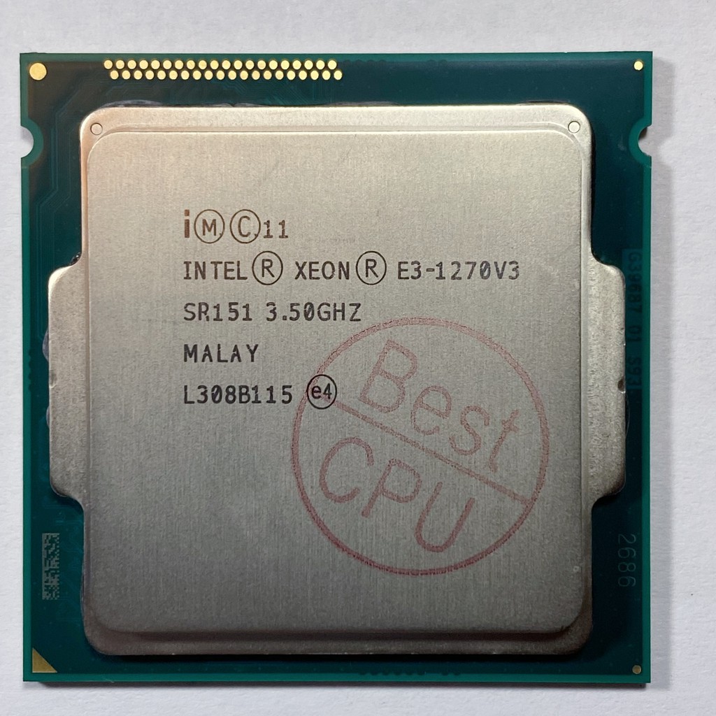 Xeon E3 1220v3 1225v3 1230v3 1231v3 1241v3 1271v3 LGA 1150 pin H81 B85 ...