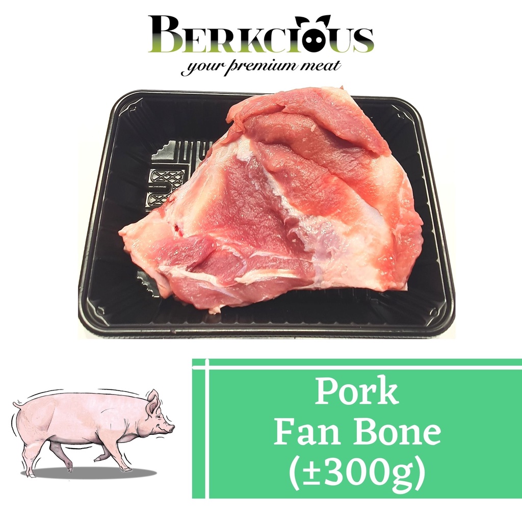 Berkcious Healthy White Pork - Fan Bone 扇骨 (±300g) | Shopee Malaysia