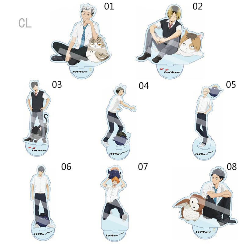 Haikyuu!! Acrylic Standing Figure Desk Decoration Stand Miniature ...