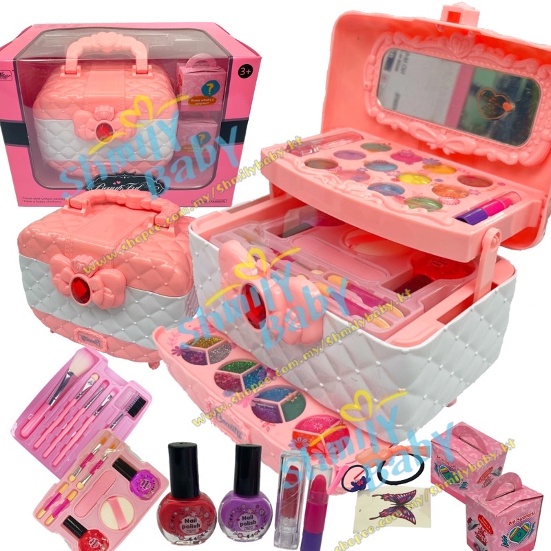 Kuromi LOL Unicorn Frozen Makeup set nails polish kit Real Beauty Set ...