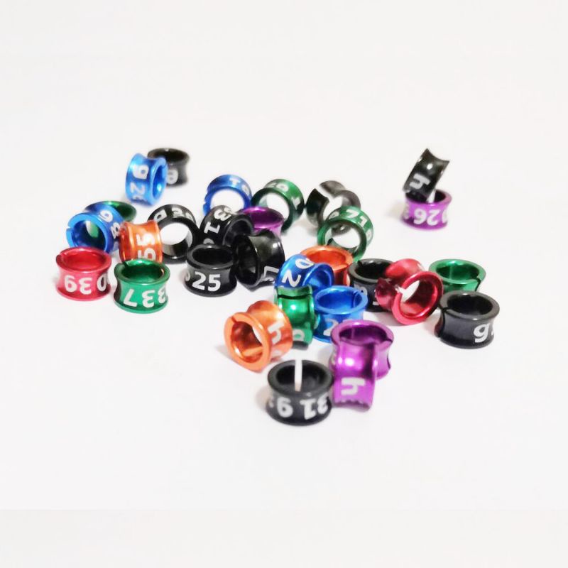 Opening foot ring bird Gelang burung 4mm//5mm/6mm/7mm code 0105 ...