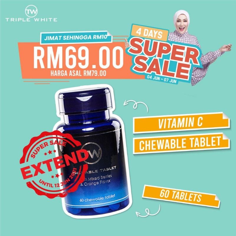 Triple White Vitamin C Chewable Tablet | Shopee Malaysia