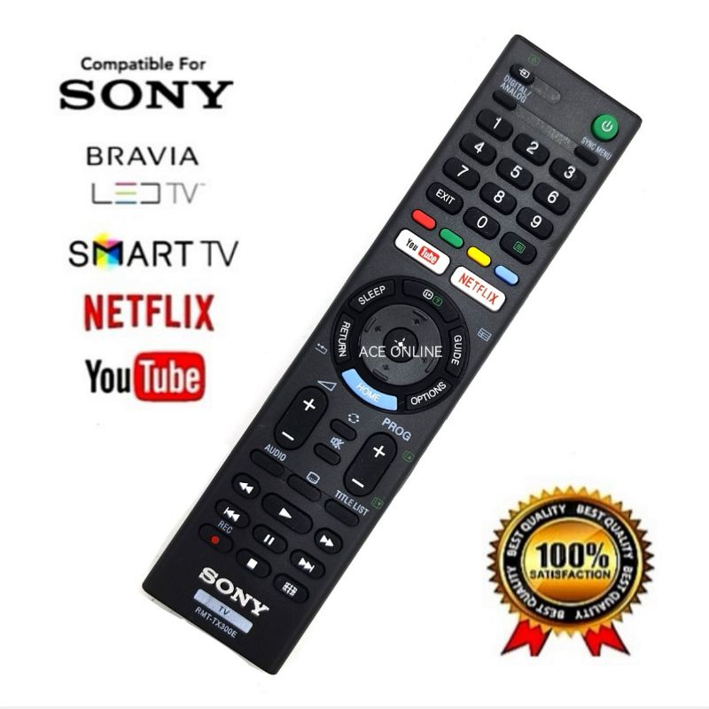 Sony RMT-TX300E FOR LED TV OEM Replacement For Remote Control For RMT ...
