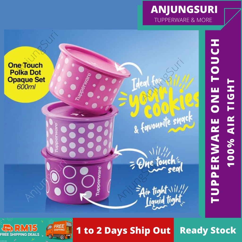 Tupperware One Touch Topper One Touch Canister- Air Tight Container ...