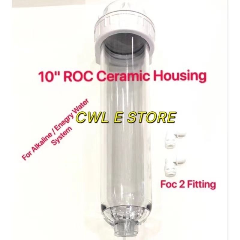 10" ROC Ceramic Housing Casing Alkaline Water Filter | Shopee Malaysia