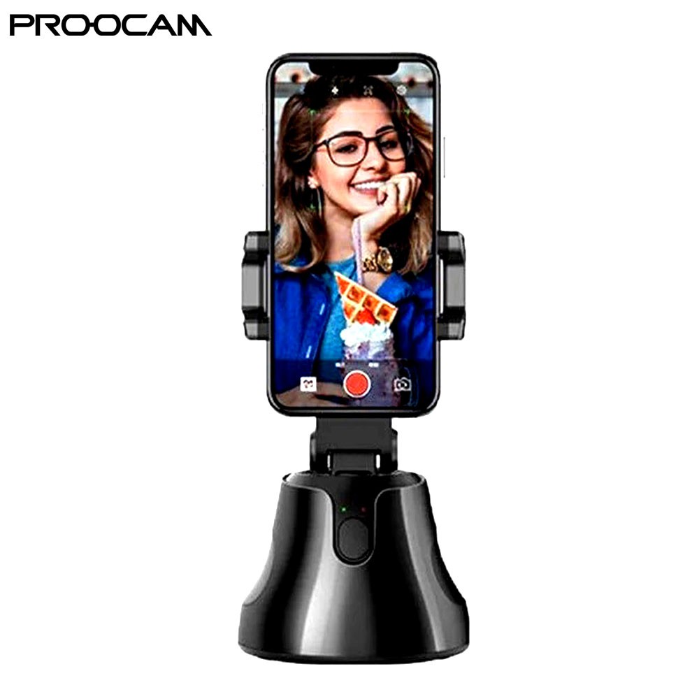 Proocam HP-600 Smart Shooting Selfie Stick Tripod Intelligent Follow 360° Rotation Face Object ...