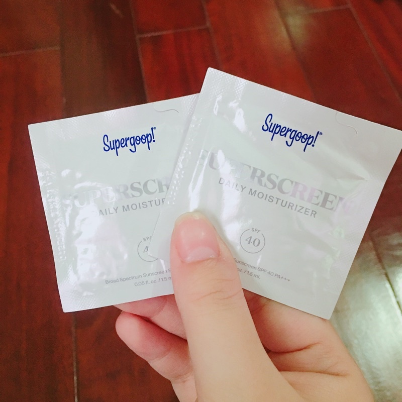 (Sample) Supergoop Superscreen Daily Moisturizer Broad Spectrum SPF 40 ...