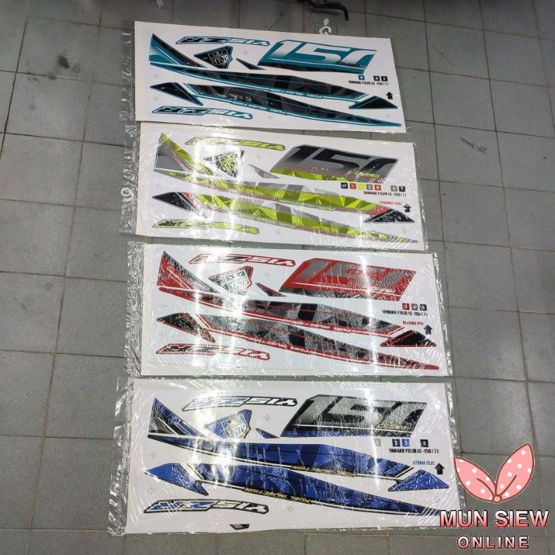 stiker sticker body cover set (7) yamaha y15zr y15 ysuku lc150 y15zr v2 | Shopee Malaysia