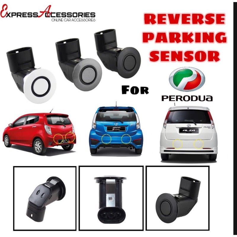 1PC PDC OEM Reverse Parking Sensor Perodua Daihatsu Myvi Viva Alza Axia ...
