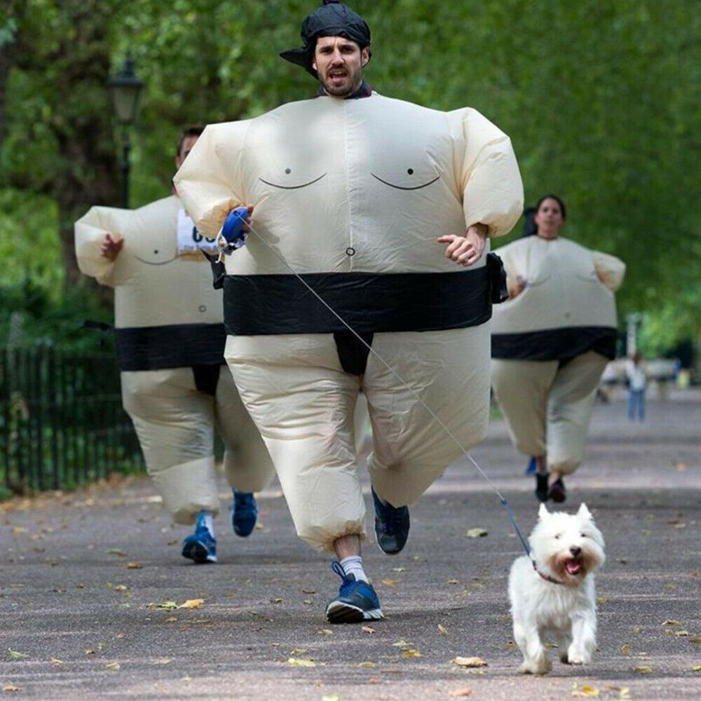 Sumo Lively Wrestler Costume Inflatable Suit For Amusing Dress Up And ...