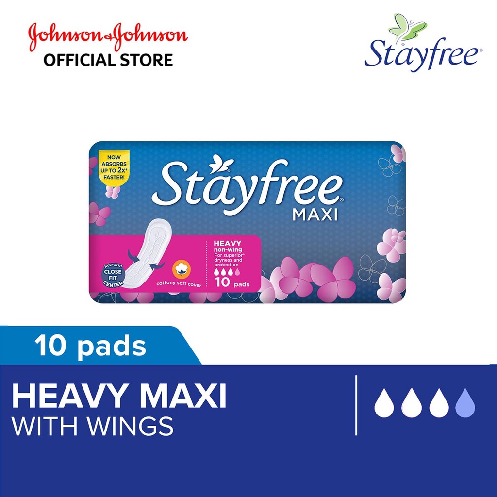 Stayfree Cottony Soft Maxi Wing 10s | Shopee Malaysia