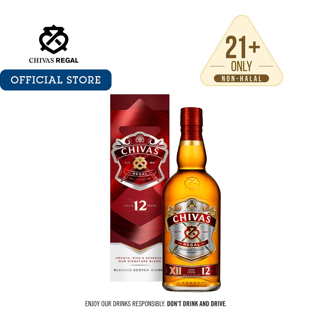 [Limited Edition] Chivas Regal 12 Years Old Blended Scotch Whisky Gift Set 2025 (700ml) | Shopee ...