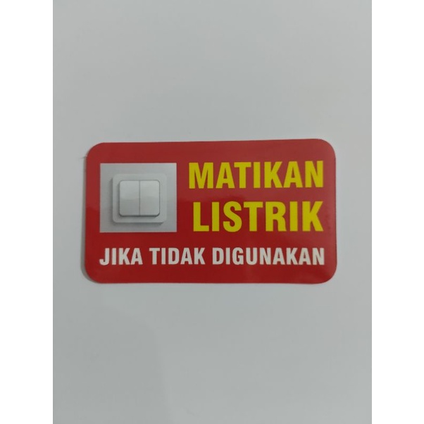 Power Off Sticker If Not In Use | Shopee Malaysia