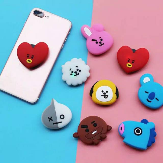 [R] Bts BT21 POP SOCKET POPSOCKET 3D | Shopee Malaysia