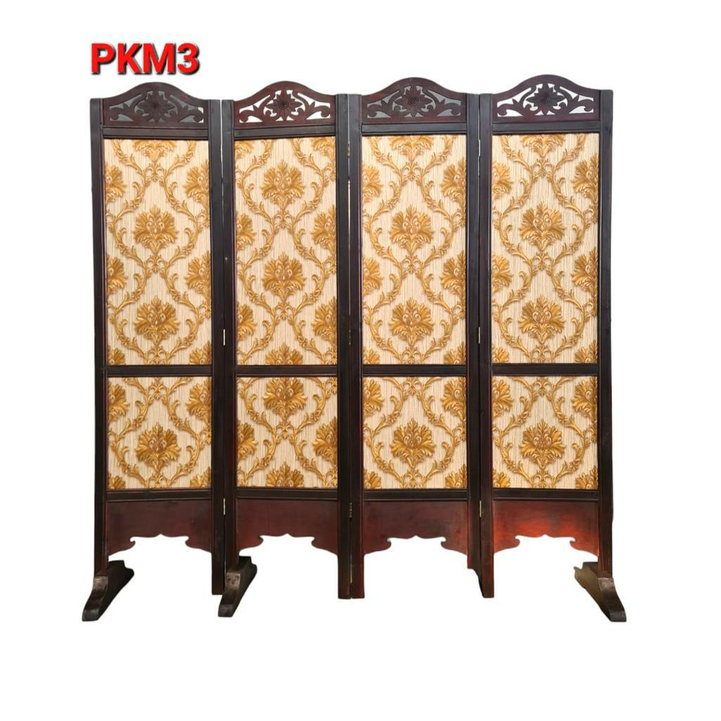 PEMBAHAGI RUANG KAYU / PARTITION KAYU ORIGNAL / WOODEN SCREEN DIVIDER ...