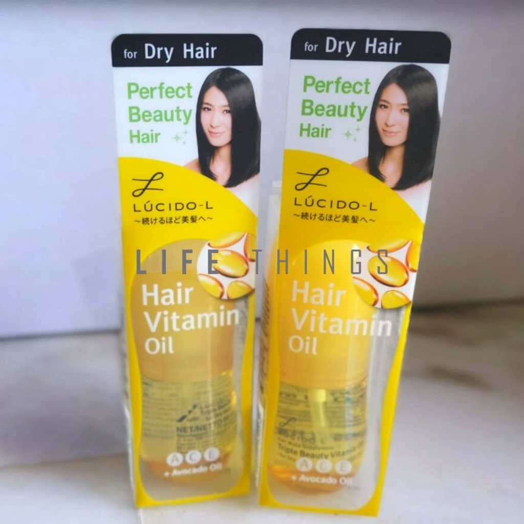 LUCIDO-L Hair Make Supplement, Vitamin Oil, Perfect Beauty Hair, 50ml ...