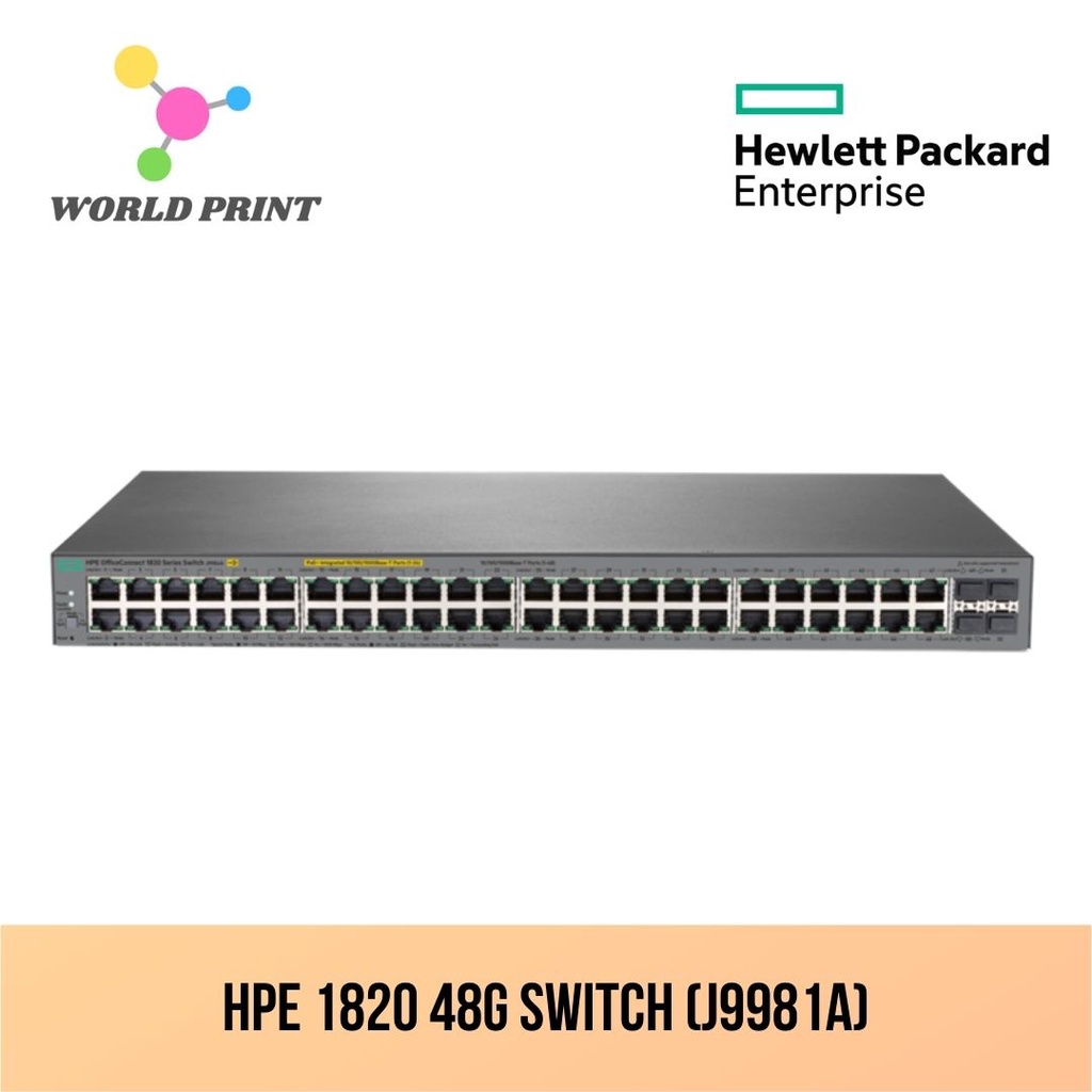 HPE 1820 48G Switch (J9981A) | Shopee Malaysia