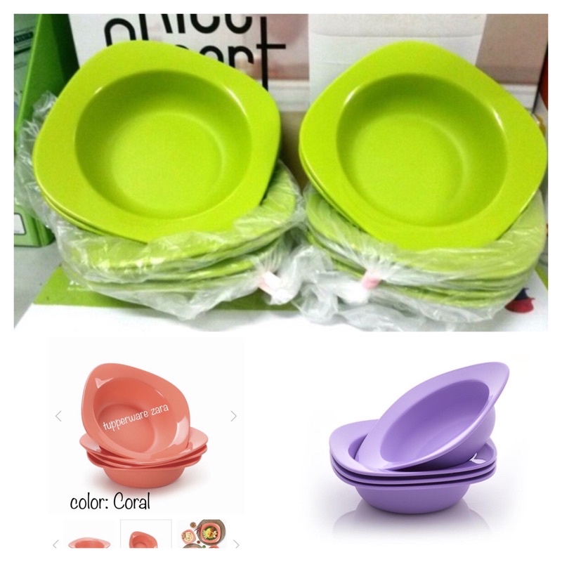 TUPPERWARE Blossom Bowl Set (4) 350ml | Shopee Malaysia