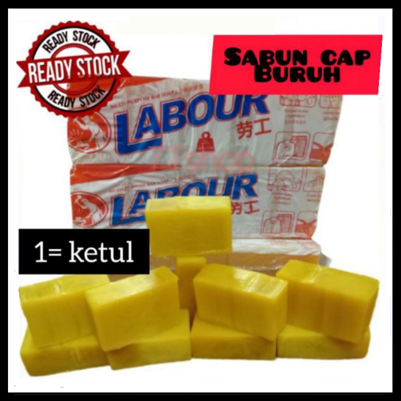 Sabun Kuning Labour Cap Buruh Sabun Cuci Kilat Kuali Pinggan Lantai 1 ...