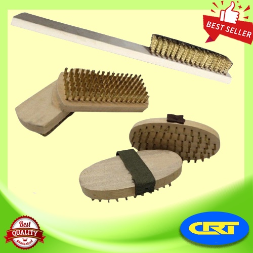 Berus Dawai Tembaga / Berus Lantai Besi / Hard Brass Wired Brush ...