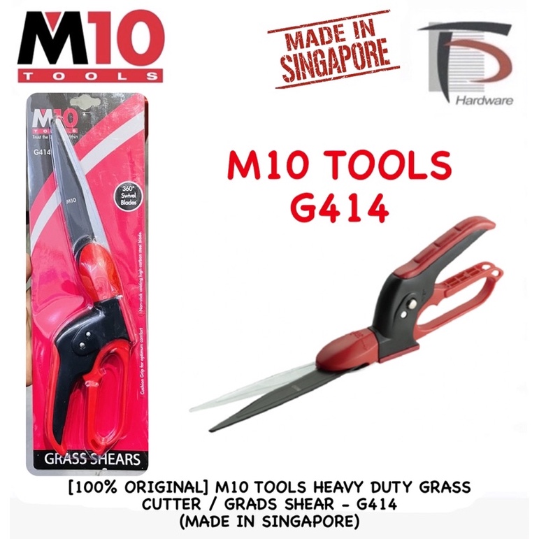 [100% ORIGINAL] M10 TOOLS HEAVY DUTY GRASS CUTTER / GRADS SHEAR - G414 ...