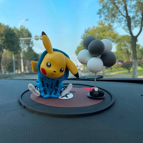 Pikachu Car Ornaments Cartoon Doll Personality Influencer Center ...