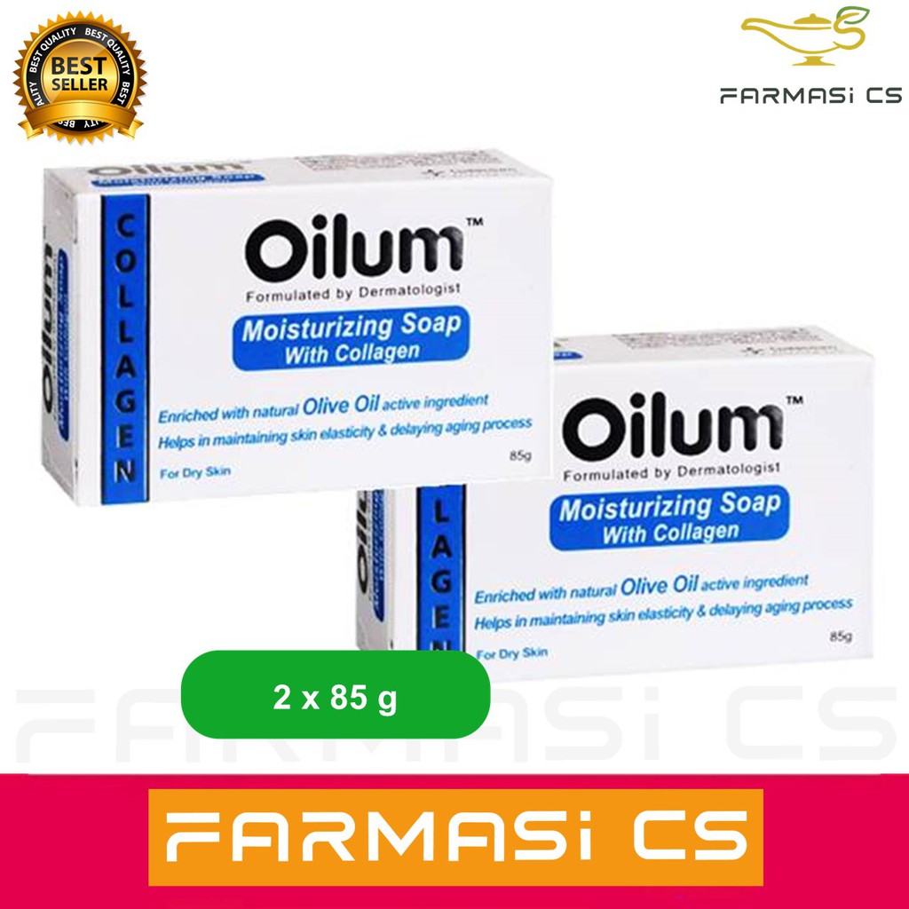 Oilum Moisturizing Soap With Collagen 2 x 85g (TWIN) EXP:09/2026 ...
