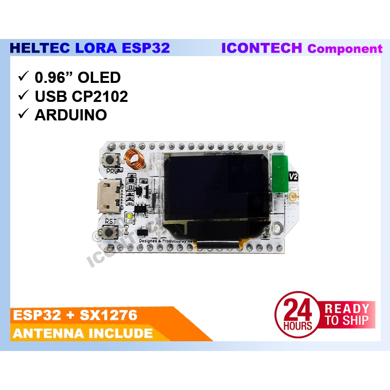 LORA ESP32 Heltec Module V3 8MB Flash Wi-Fi + LoRa SX1276 | Shopee Malaysia