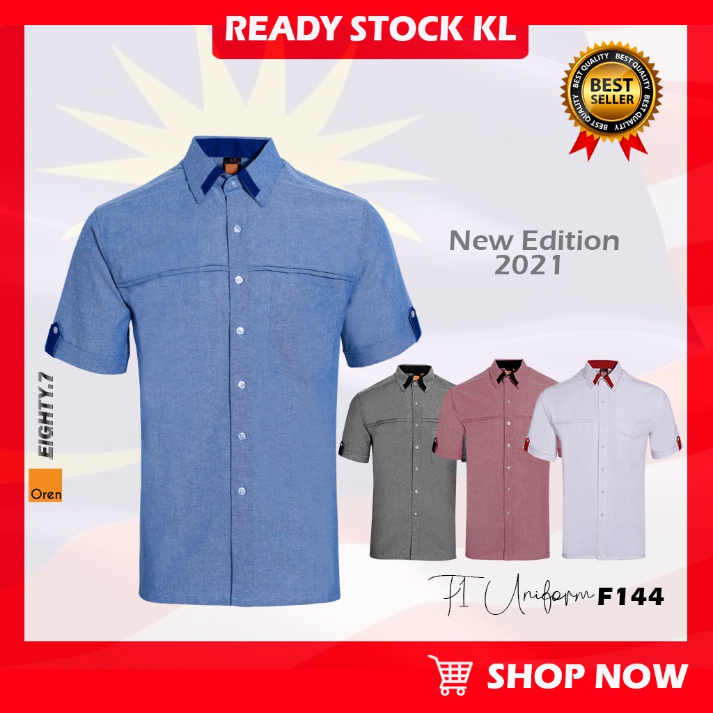 F144 NEW OREN SPORT F1 Uniform | Baju Korporat | Uniform Pejabat ...