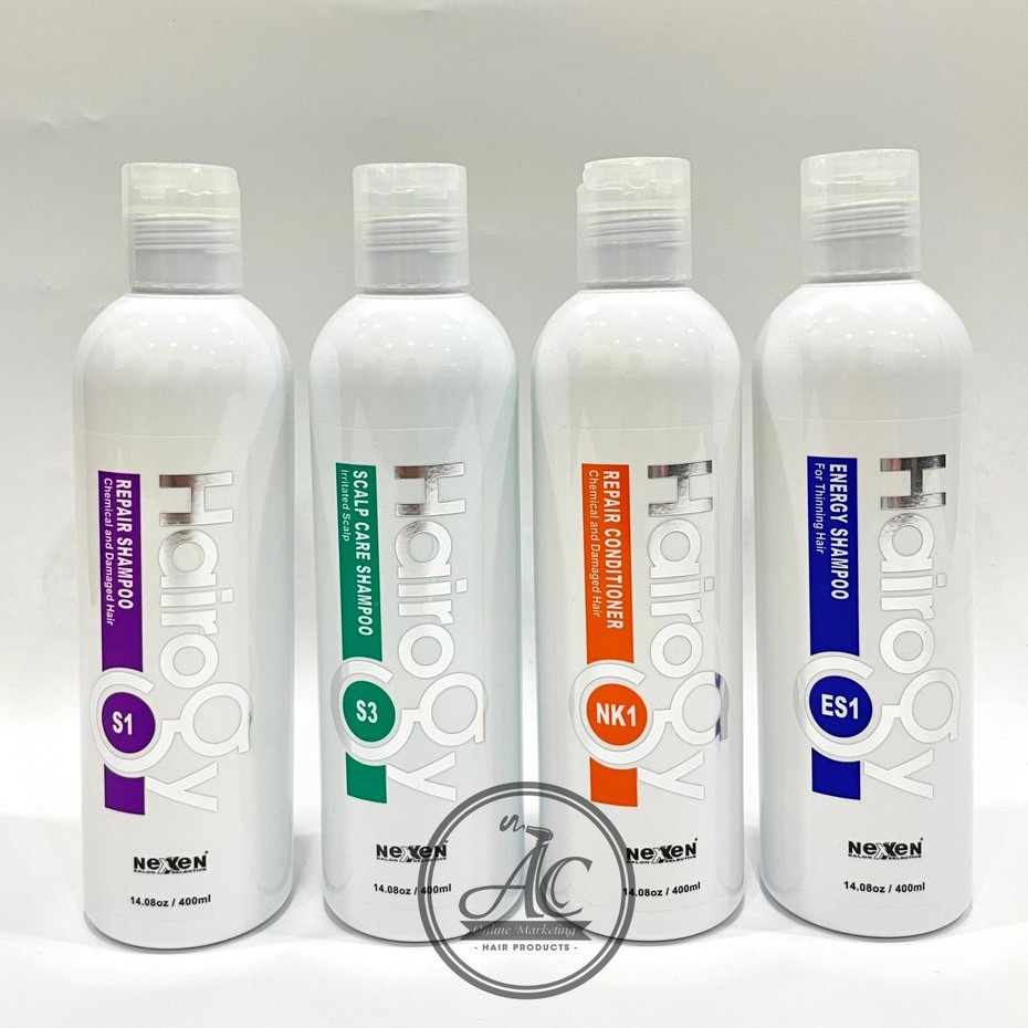 Nexxen Hairogy Shampoo / Conditioner NK1 400ml Repair Shampoo S1 ...