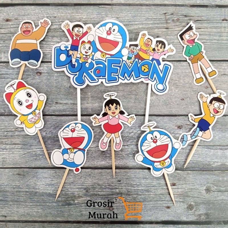 Doraemon Cake Topper/Doraemon Paper Topper | Shopee Malaysia