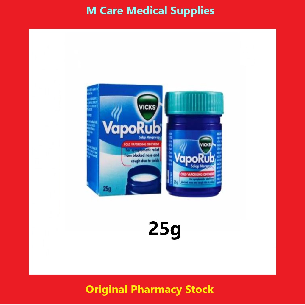 VICKS Vaporub Ointment 25g | Shopee Malaysia