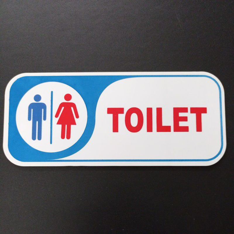 SIGNAGE PLATE (TOILET) | Shopee Malaysia