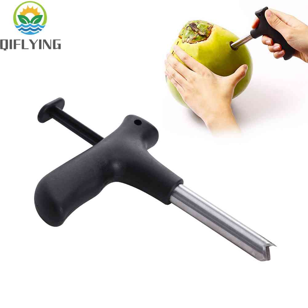 Coconut Opener Tool Coco Water Punch Tap Drill Straw Open Hole Cut Gift ...