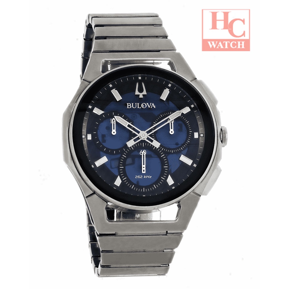 BULOVA Curv 96A205 Chronograph Dial Men's Watch Quartz Movement ...