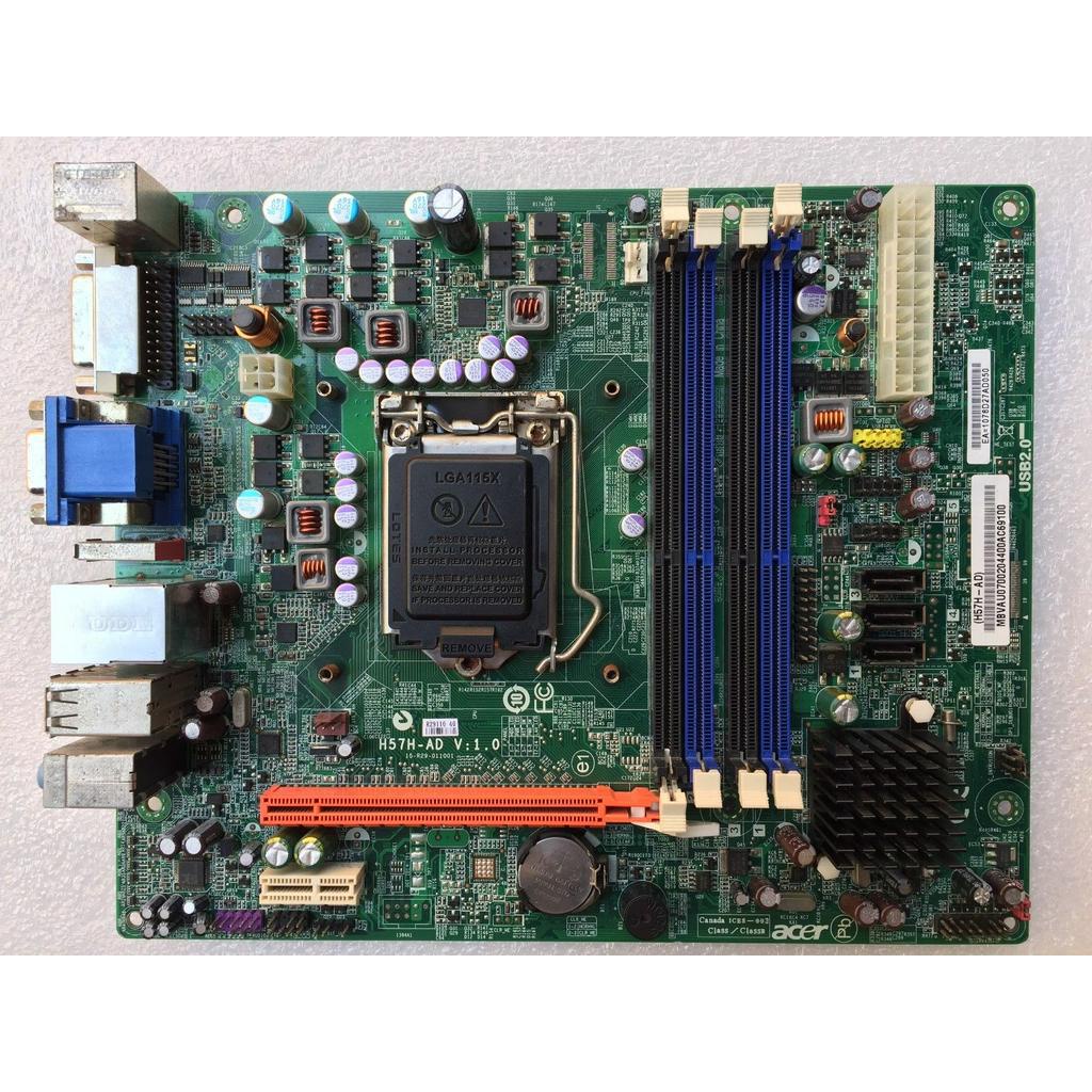 【READY STOCK】Motherboard Acer Intel Socket LGA 1156 DDR3 H57 Q57 (USED ...