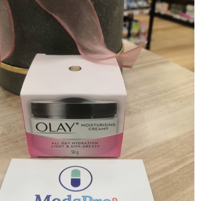 Olay Moisturising Cream All Day Hydration Light & Non Greasy 50g (EXP 2025) | Shopee Malaysia