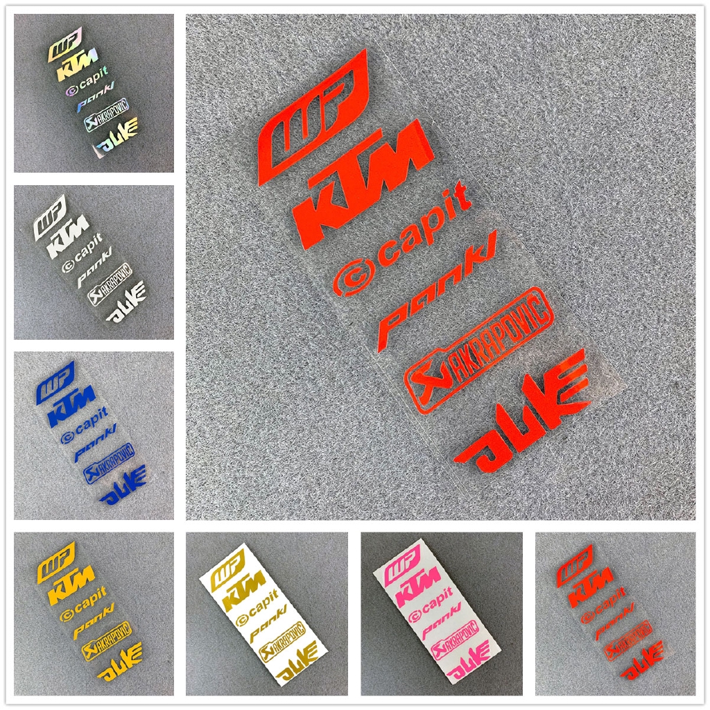 1 SET Laser Reflective Motorcycle Side Strip Bike Helmet WP Sticker Car ...