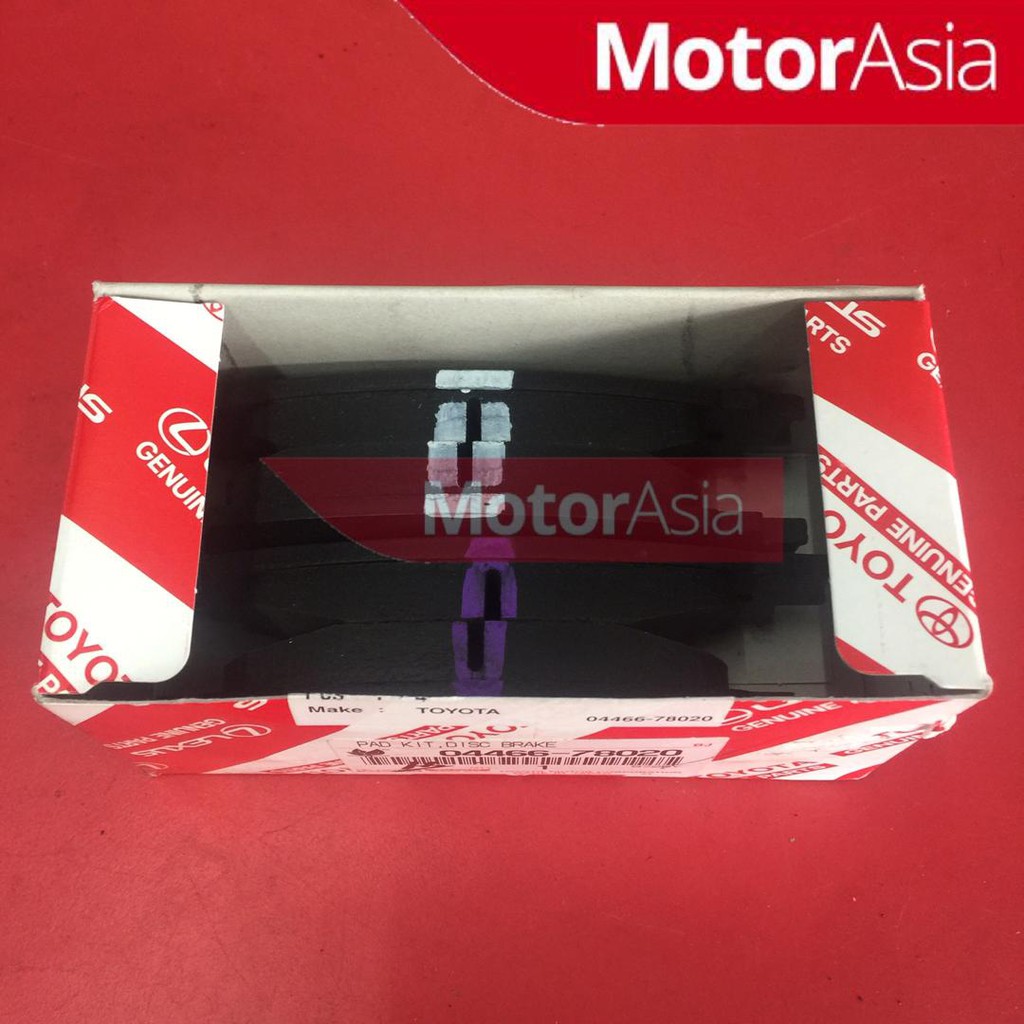 Vellfire/Alphard AGH30 Original Toyota Rear Brake Pad | Shopee Malaysia