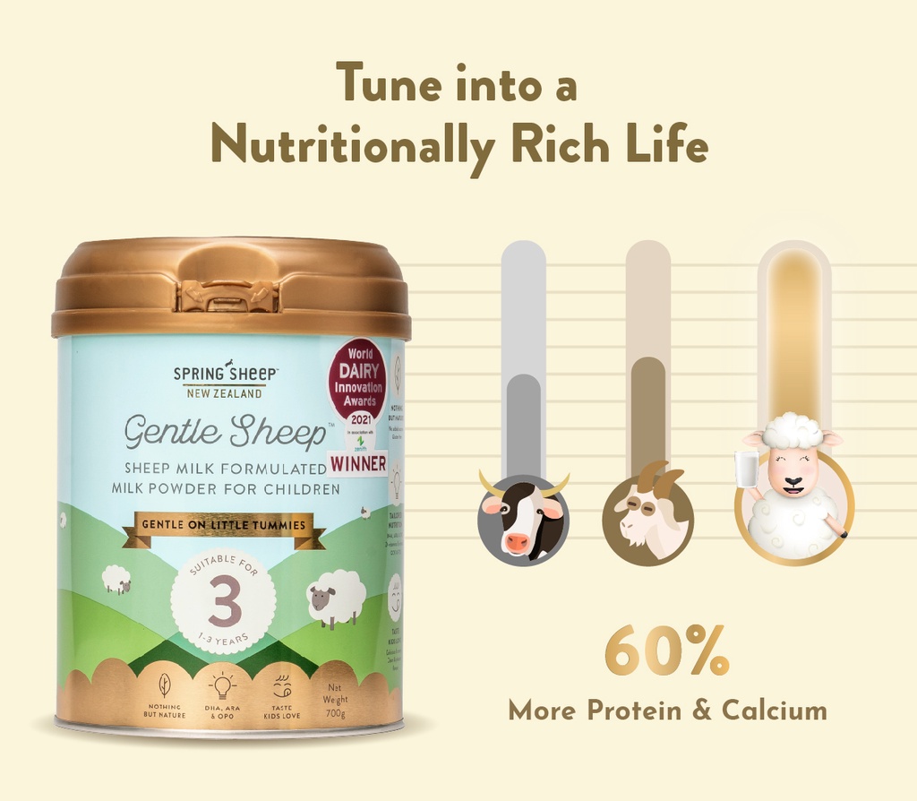 Gentle Sheep -Sheep Milk Powder Step 3 700g | Shopee Malaysia