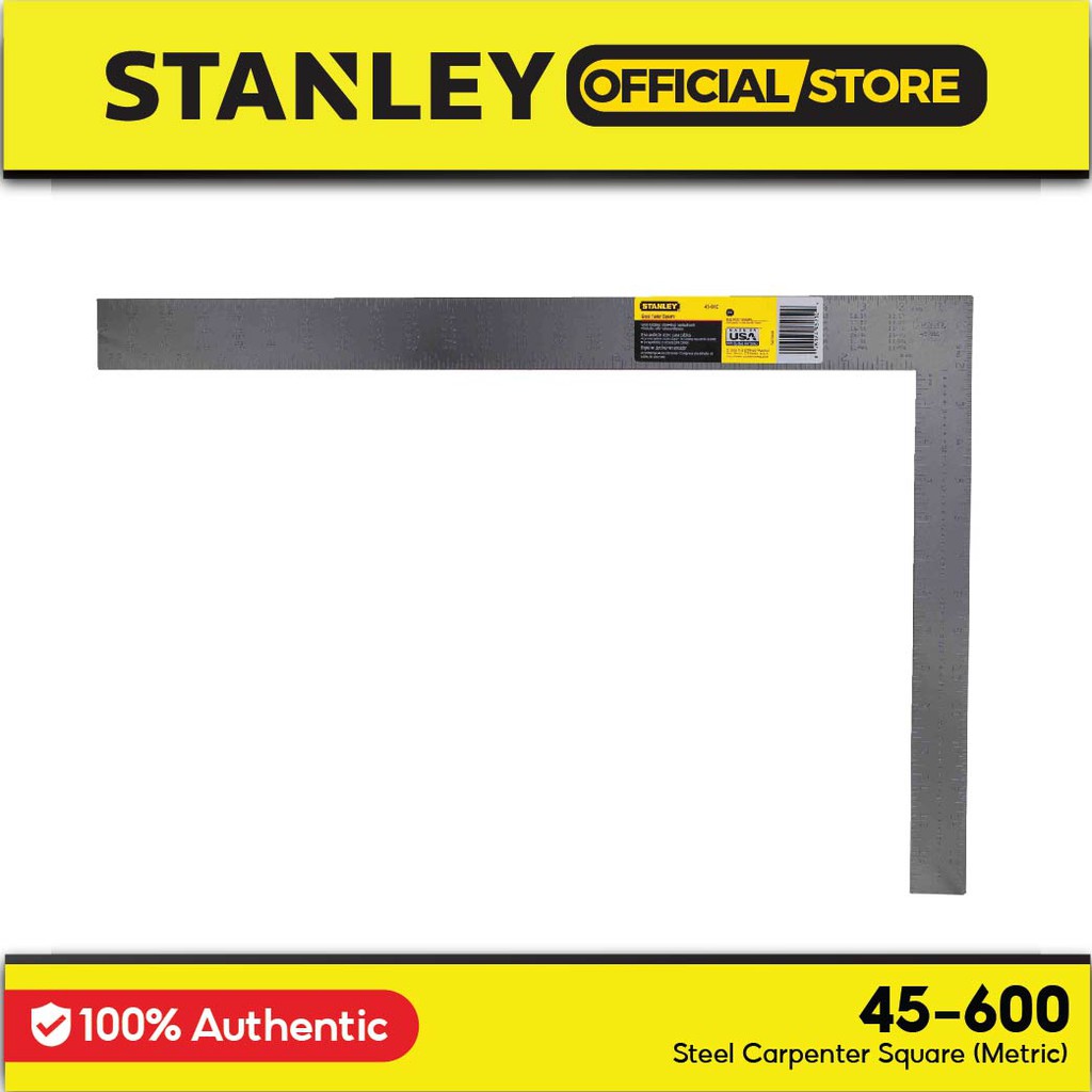 Stanley 45-600 Steel Carpenter Square (Metric) | Shopee Malaysia