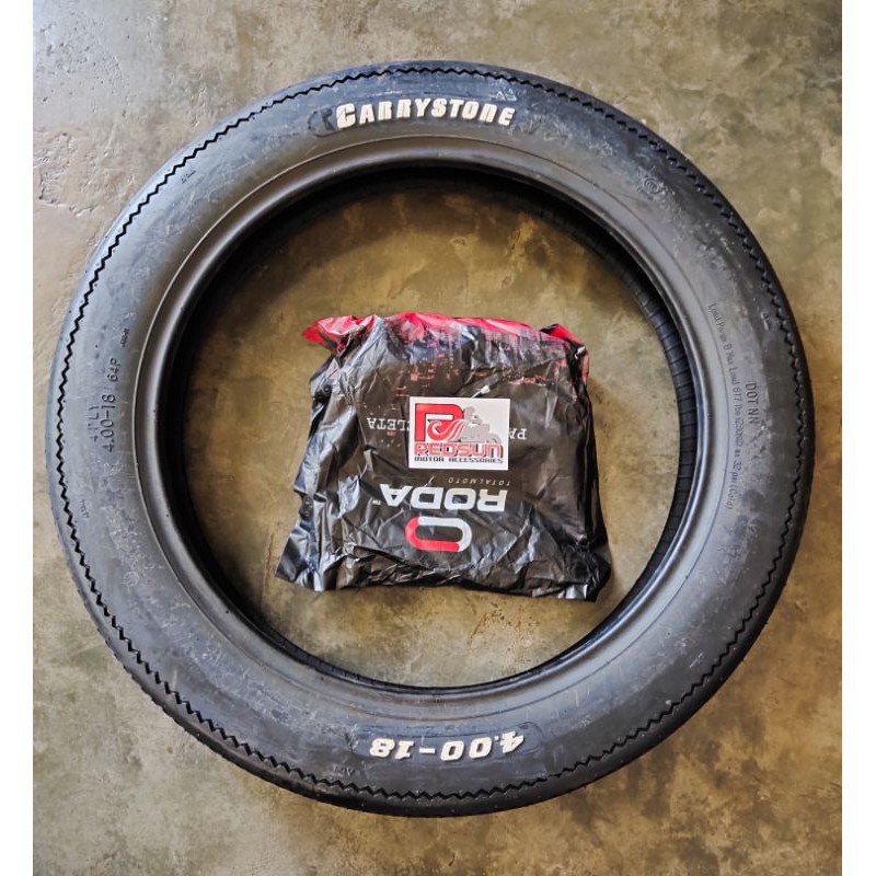 Tyre Zigzag/Tyre Classic 4.0/4.5x18inch Tayar Cafe Racer/Bobber/Chopper ...