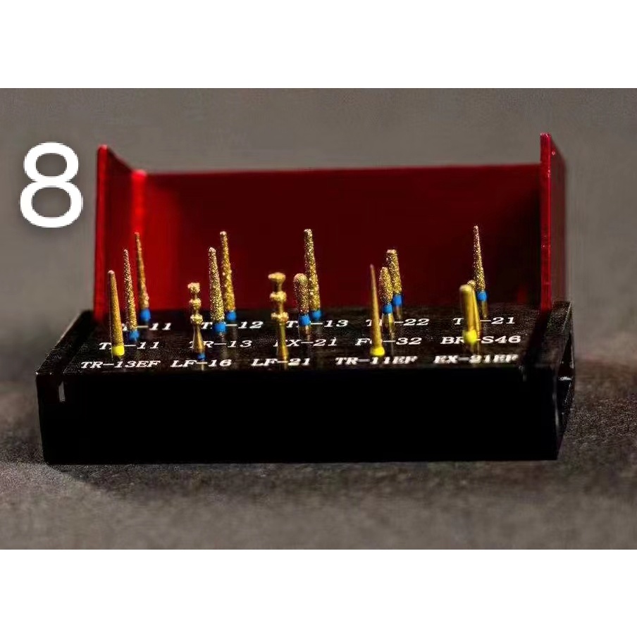 Jinzuan Dental Crown Pulp Inlay Veneer Restoration Pit and Fissure Bur ...