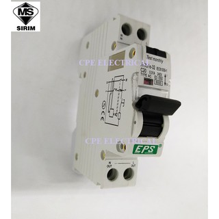 EPS 20A 25A 2P 10mA 6kA RCBO Type AC | Shopee Malaysia
