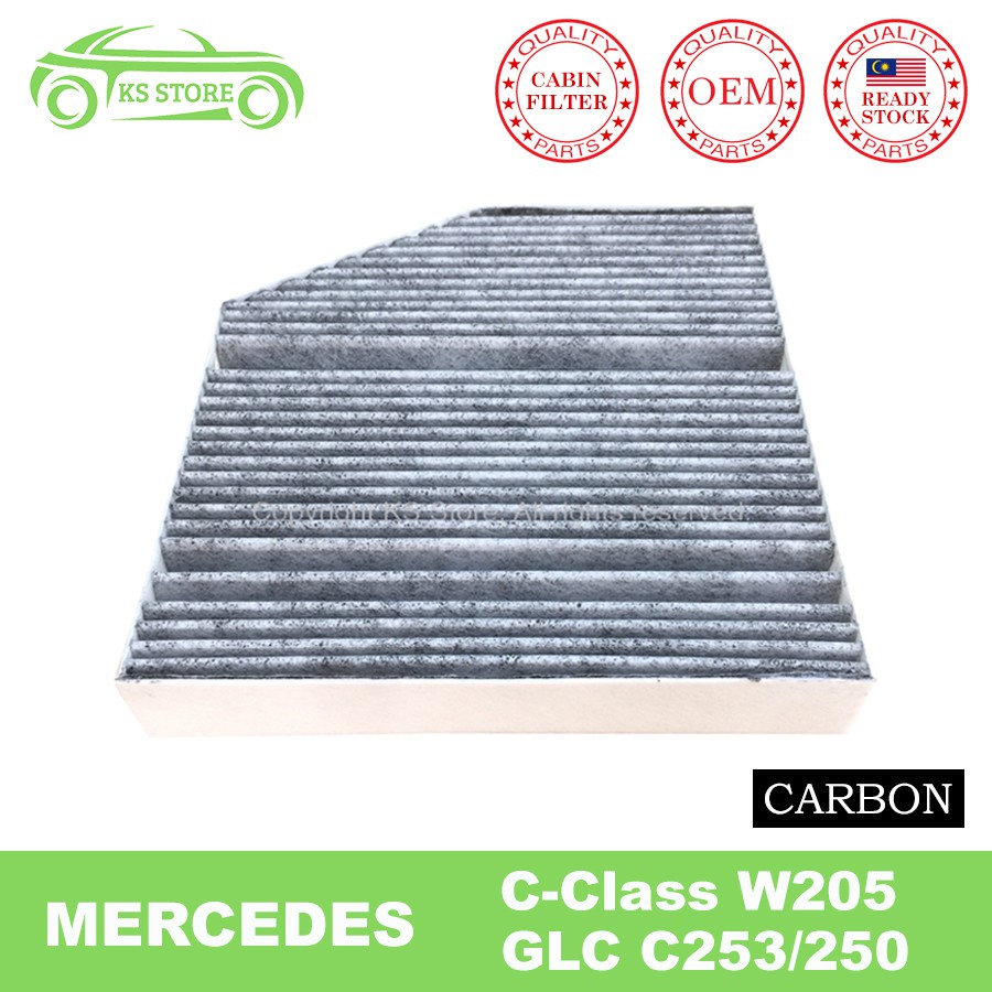 Mercedes C Class W205 GLC C253 W213 Carbon Cabin Air Filter OE ...
