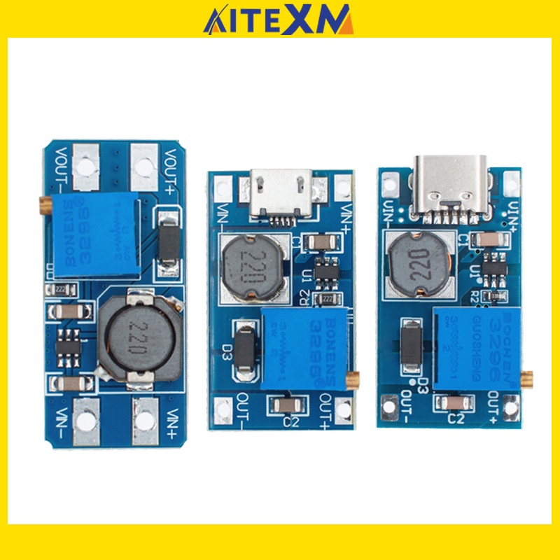 MT3608 2A Max DC-DC Step Up Power Module Booster Power Module | Shopee Malaysia