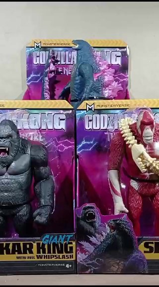 Action Figure Godzilla X Kong The New Empire Scar King Shimo Big Size ...