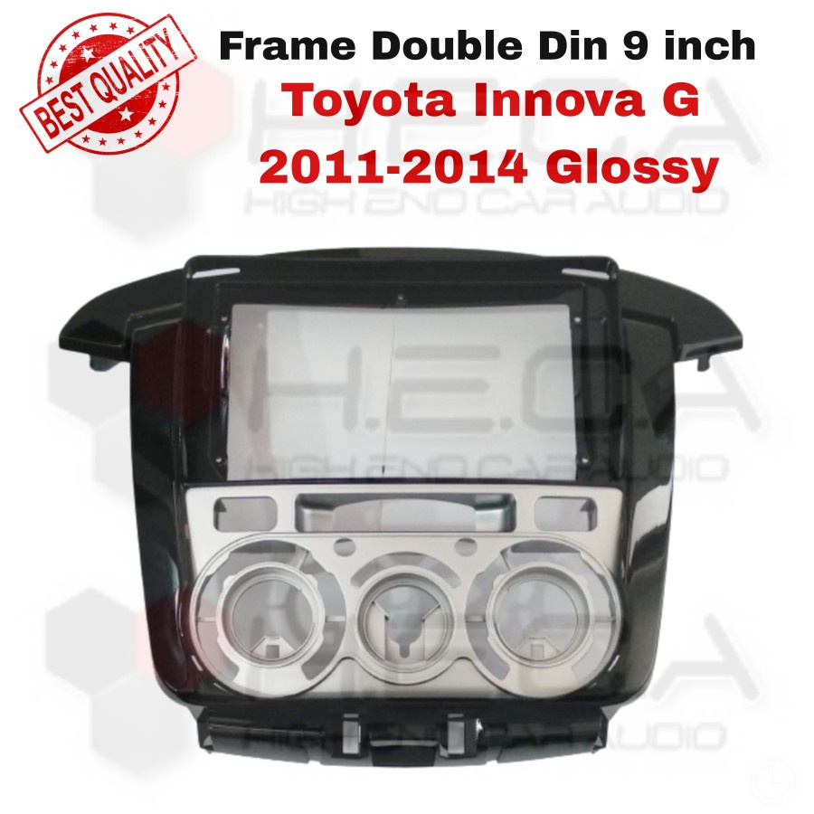 Frame 9" Toyota Innova G 2011-2014 GLOSSY 9 inch Android Head Unit ...