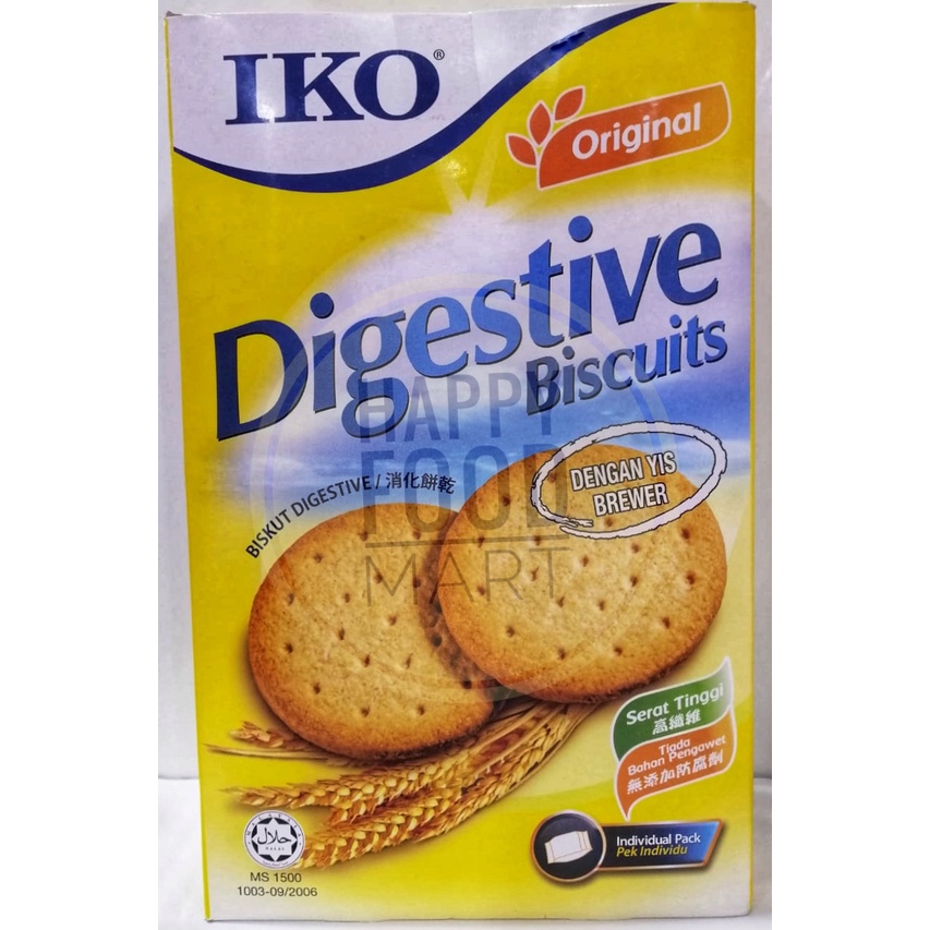 [HALAL] Iko DIGESTIVE BISCUITS ORIGINAL/BUSINESS WITHOUT PRESERVATIVES ...