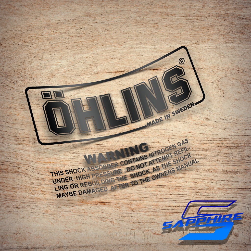 Ohlins Shock Sticker | Shopee Malaysia